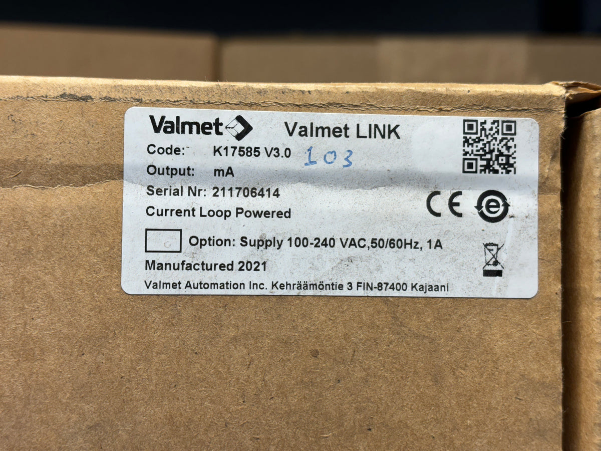2021 NEW - Valmet LINK K17585 V3.0 Current Loop Powered Consistency Tr – Ontario Automation ...