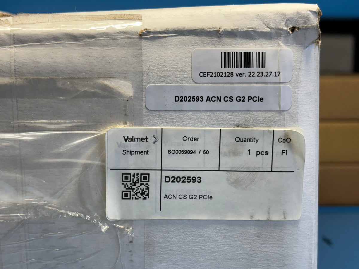 NEW - Valmet D202593 ACN CS G2 PCle Controller Module CEF2102128 ver 2 ...